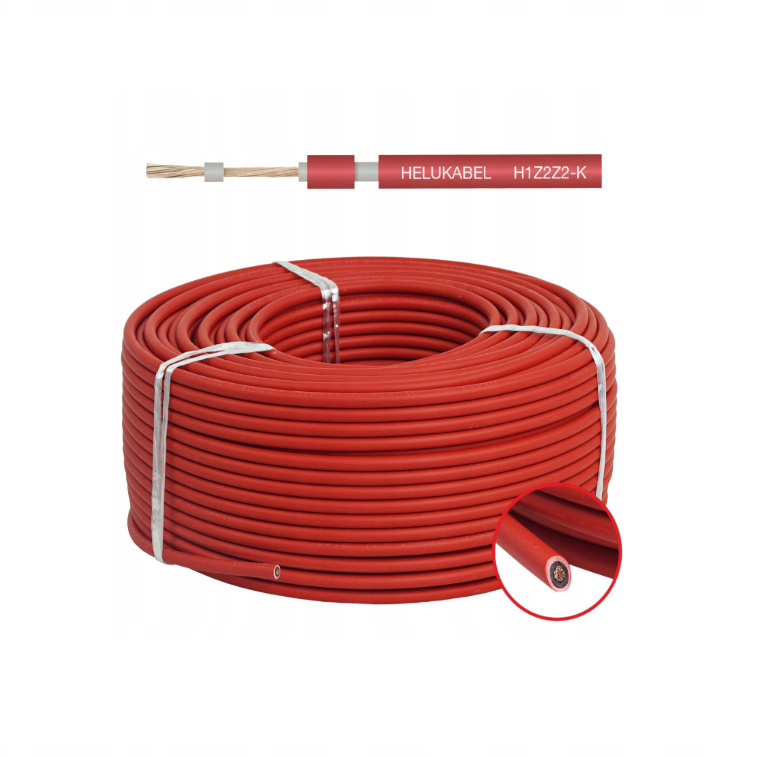 Kabelis Saulės Elektrinėms H1Z2Z2-K 1x6 (raudonas) – G Energy